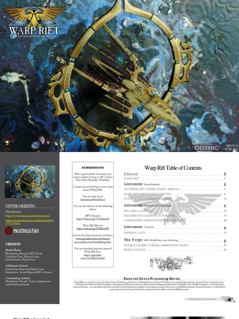 Warp Rift 44 | PDF | Cruiser | Battlecruiser