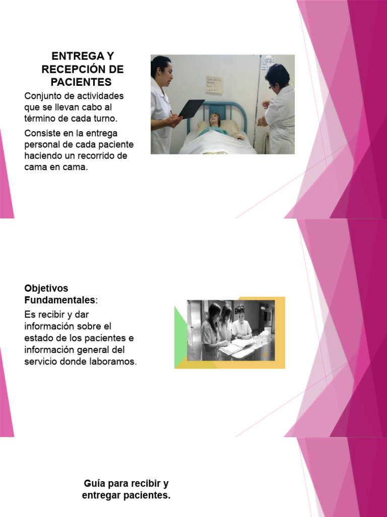 Entrega y Recepción de Pacientes | PDF | Relaciones personales, crianza ...