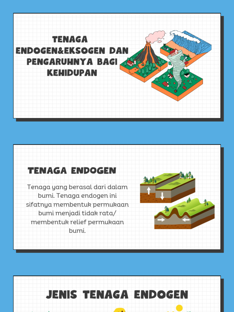 Tenaga Endogen&eksogen Dan Pengaruhnya Bagi Kehidupan | PDF | Ilmu ...