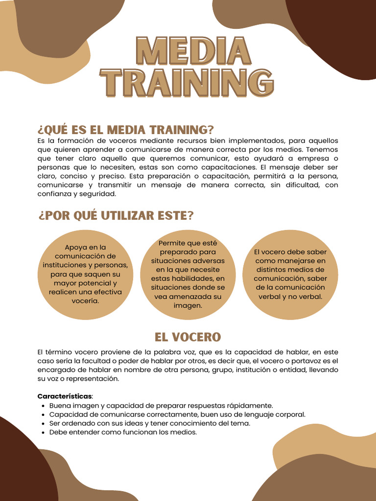 Media Training | PDF | Comunicación | Comunicación no verbal