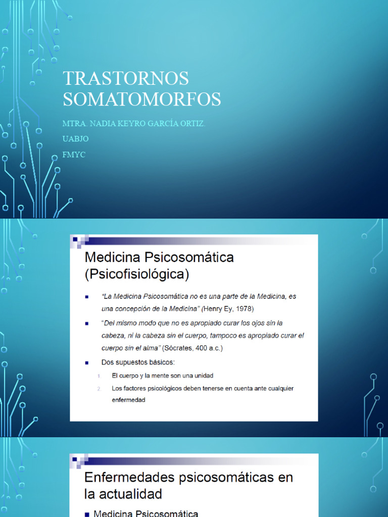 Trastornos Somatomorfos: Arianni Celeste | PDF