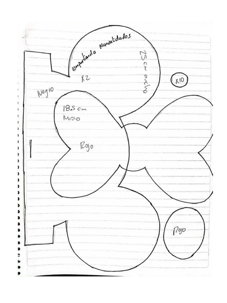Molde para Hacer Visera de Mini Mouse | PDF