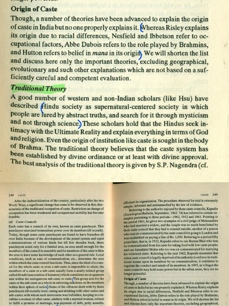 Origin of Caste by Ahuja | PDF