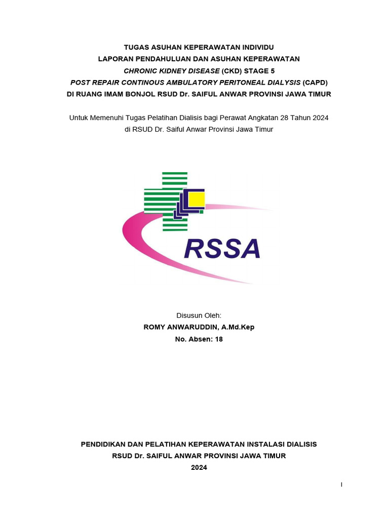 18 - Romy Anwaruddin - CKD On CAPD Rev | PDF