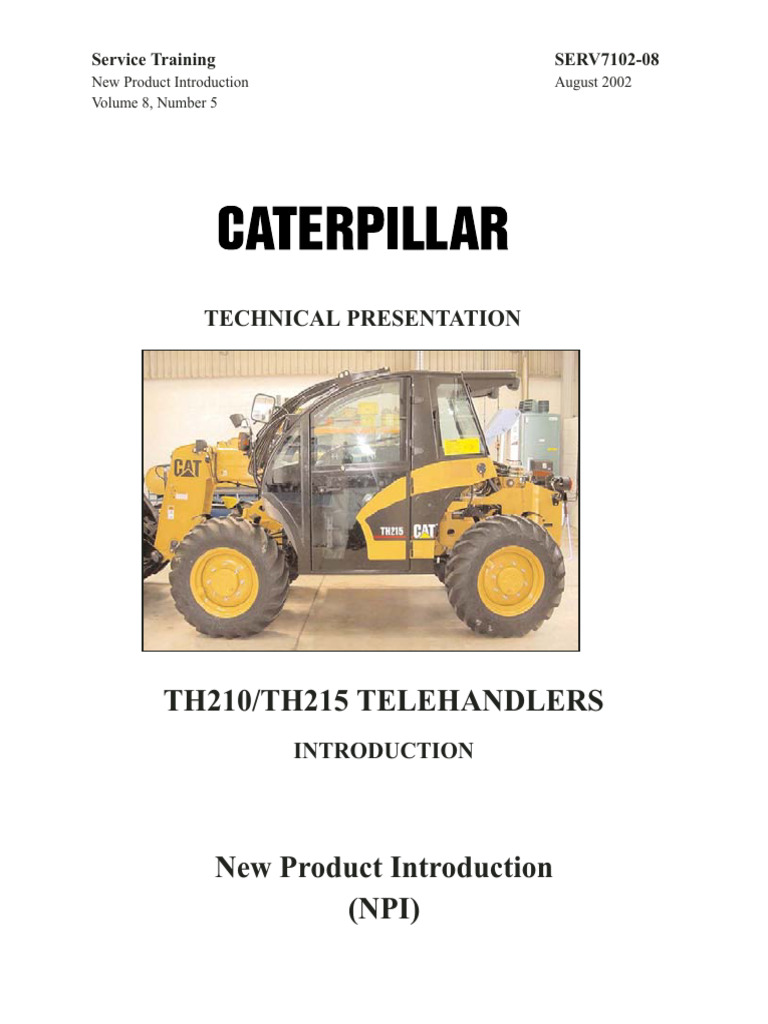 Presentacion de Telehandler | PDF | Brake | Valve