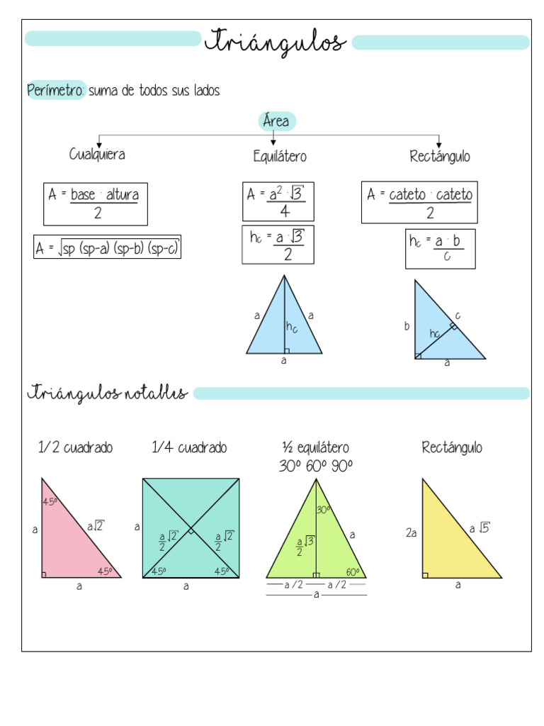 Geo Completo | PDF | Triángulo | Formas geométricas