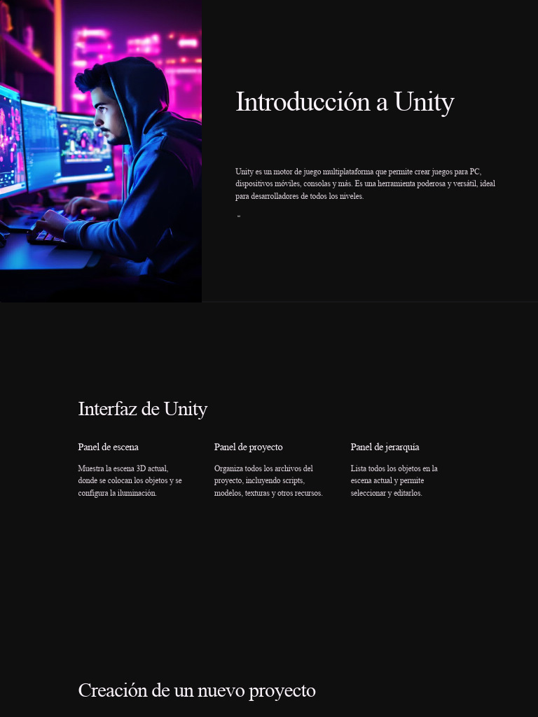 Introduccion A Unity | PDF | Unidad (motor de juego) | Lenguaje de ... Introduccion A Unity | PDF | Unidad (motor de juego) | Lenguaje de ...