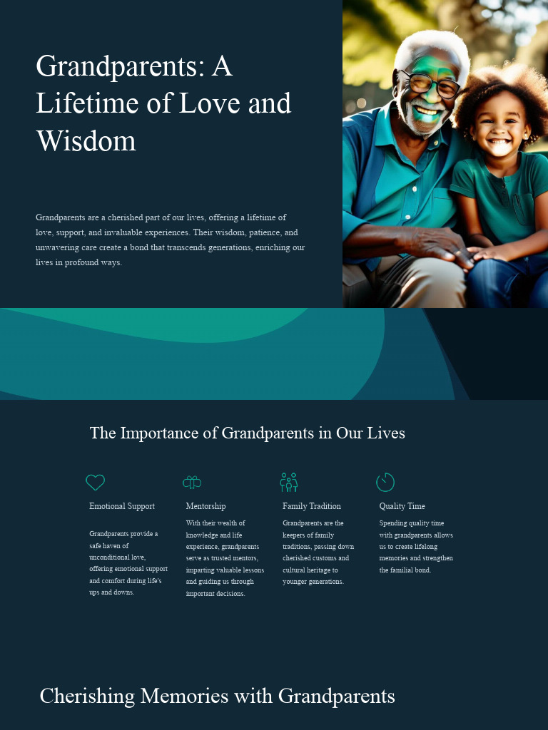 Grandparents A Lifetime of Love and Wisdom | PDF | Mentorship | Grandparent