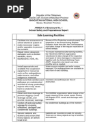 School Safety and Preparedness Checklist | PDF | Emergency Management