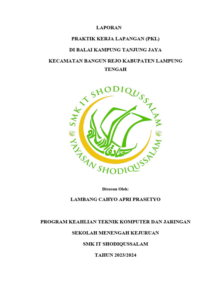 Dokumen Laporan (PKL) 2 | PDF