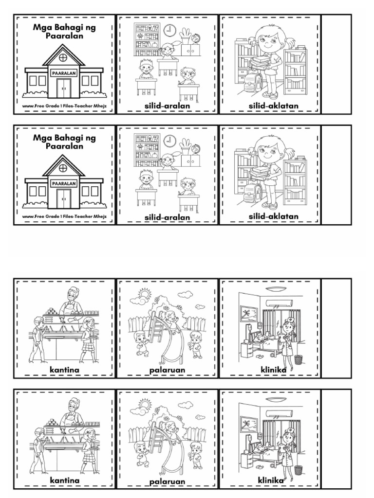 AP 1 Q3 W1 & 2-MGA BAHAGI NG PAARALAN - Teacher Mhejz | PDF
