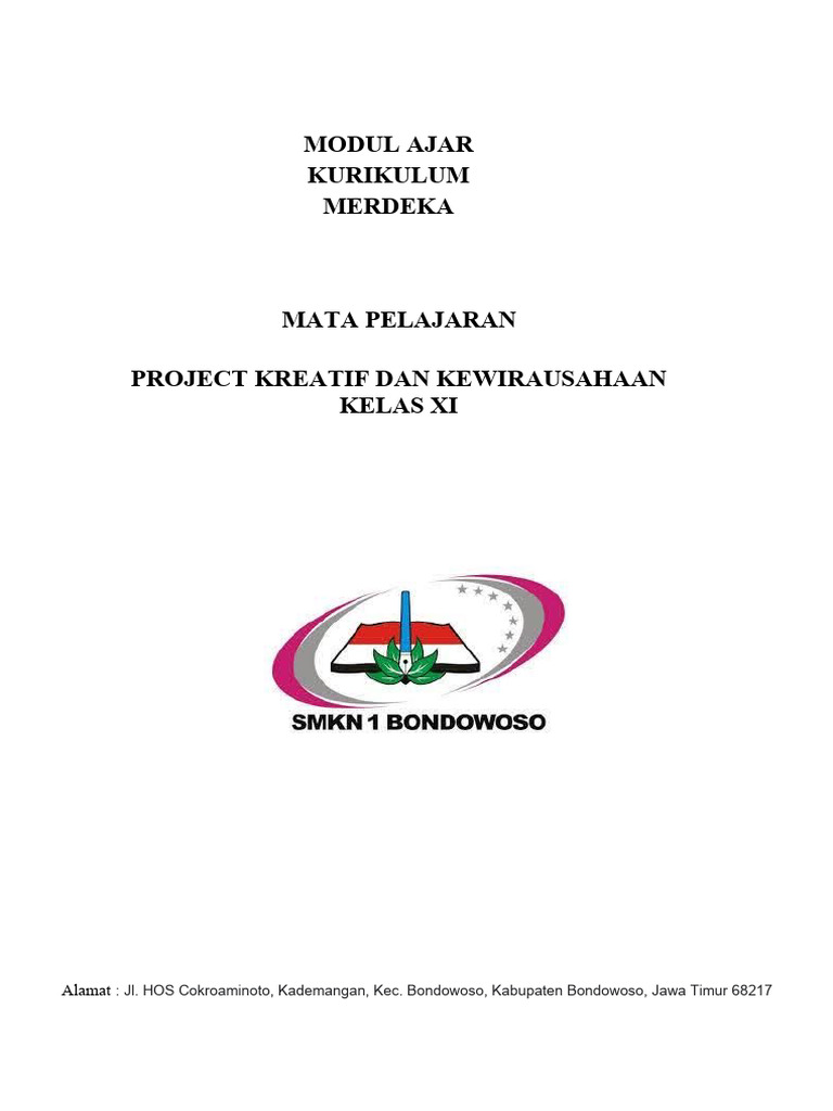 Modul Ajar Pkk Kelas Xi Pdf