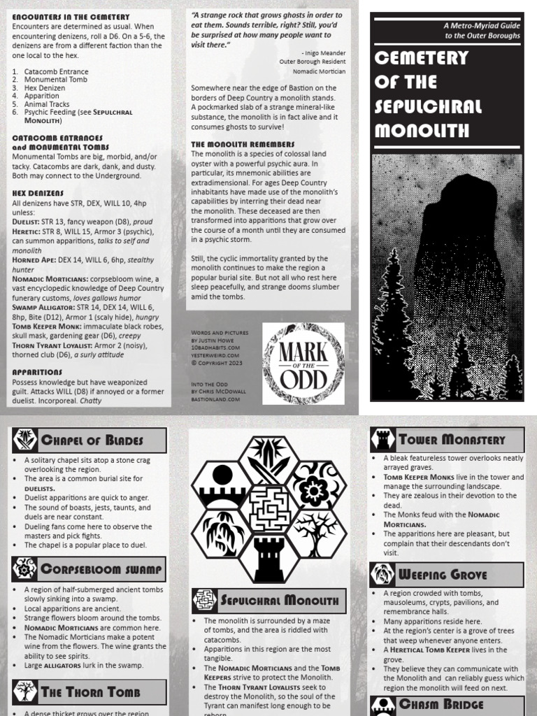 3 Fold Monolith - Letter | PDF | Cultural Aspects Of Death