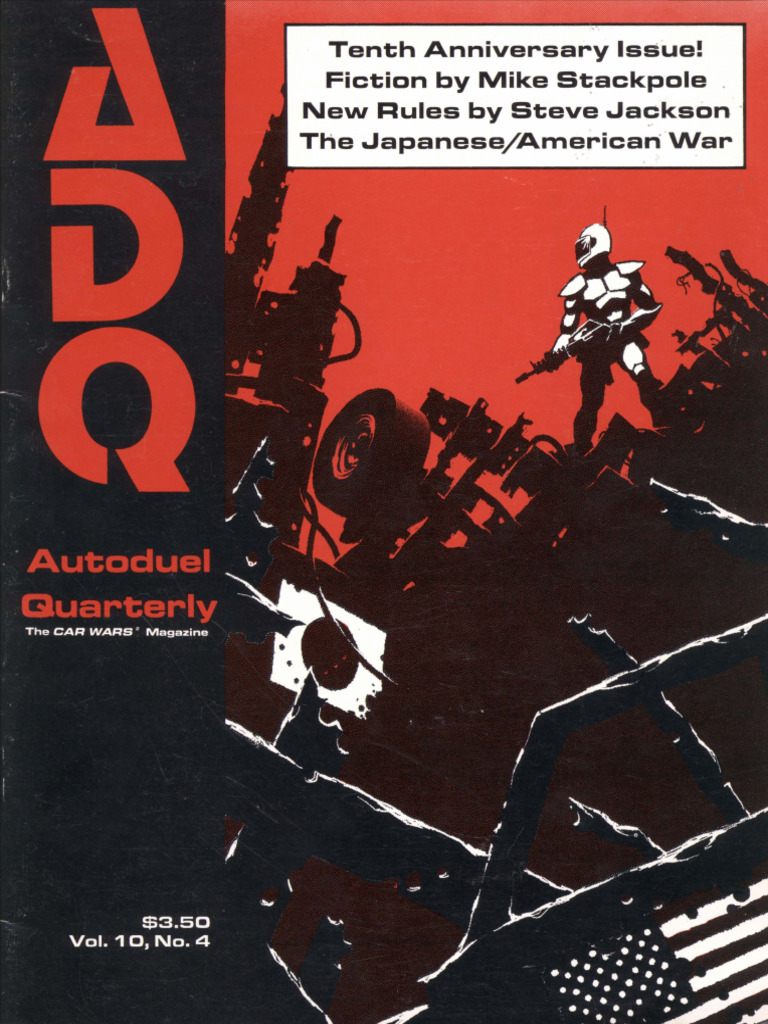Autoduel Quarterly 10 4 | PDF | Rocket | Tanks