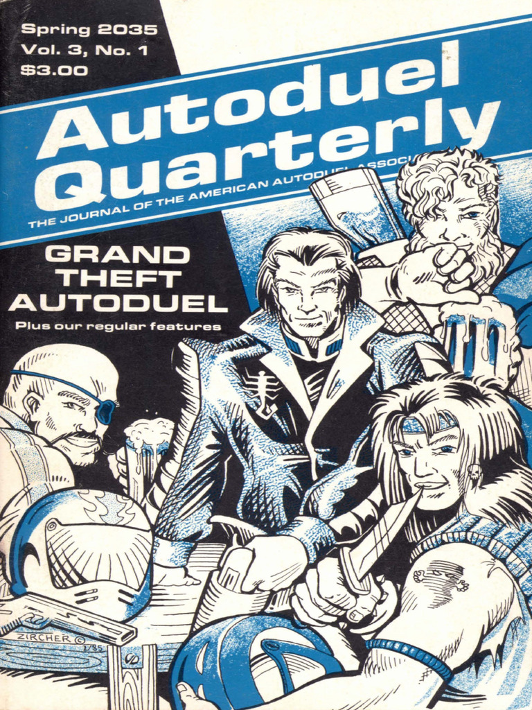 Autoduel Quarterly 3 1 | PDF | Games & Activities