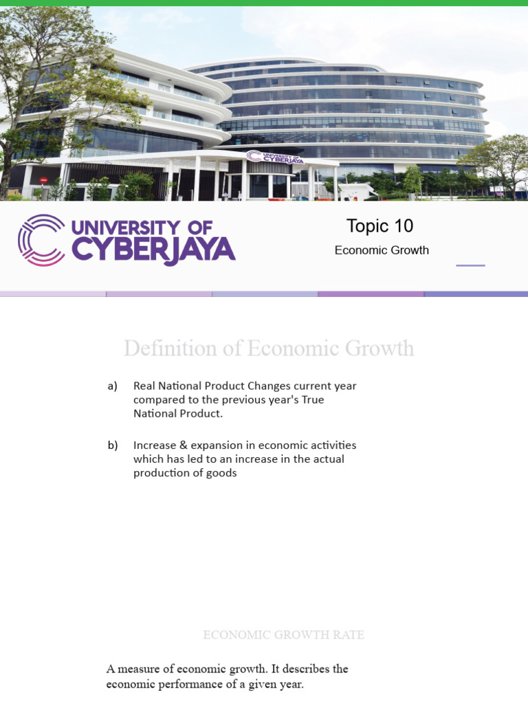 Topic - 10 - Economic Growh | PDF | Economic Growth | Economies