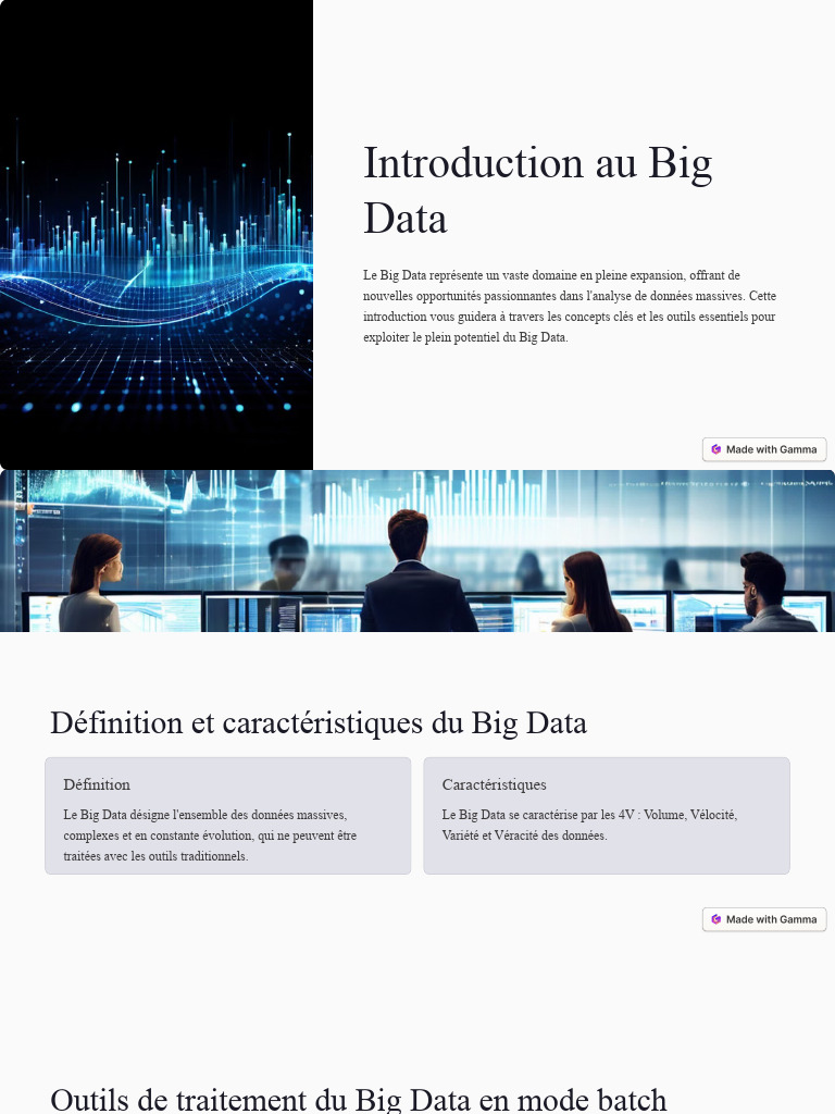 Introduction Au Big Data | PDF | Big data | Apache Hadoop