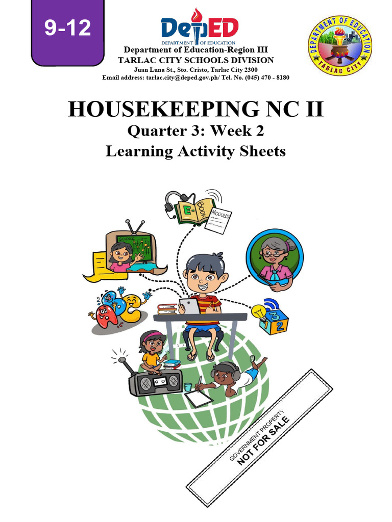 Las Tle-Tvl Housekeeping q3 Week2 Updated | PDF | Communication ...