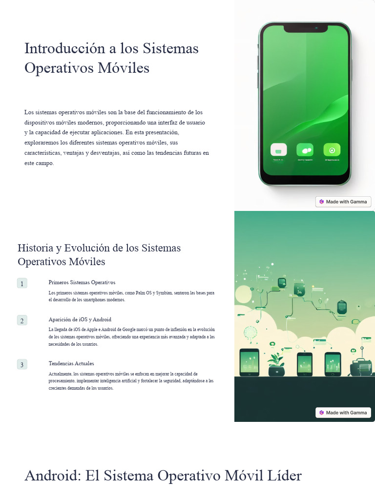 Introduccion A Los Sistemas Operativos Moviles | PDF | Aplicación movil | Android (sistema ...
