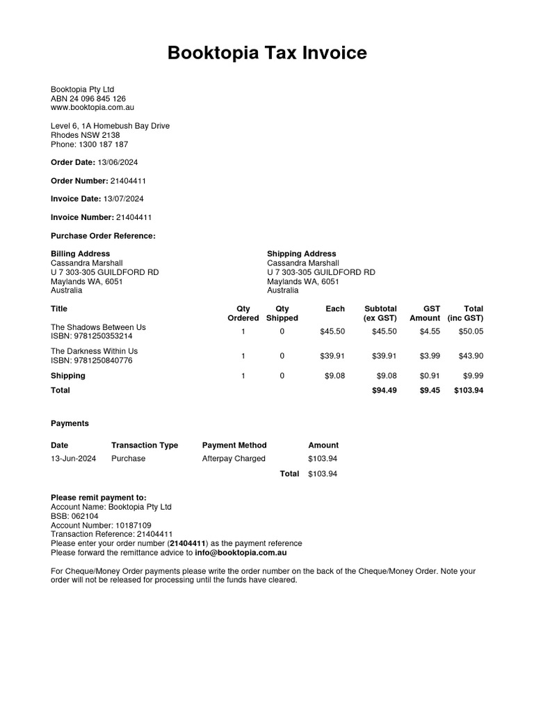 Booktopia 21404411 P | PDF