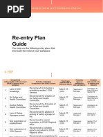 Re Entry Plan Form | PDF | Personal Protective Equipment | Occupational Safety And Health
