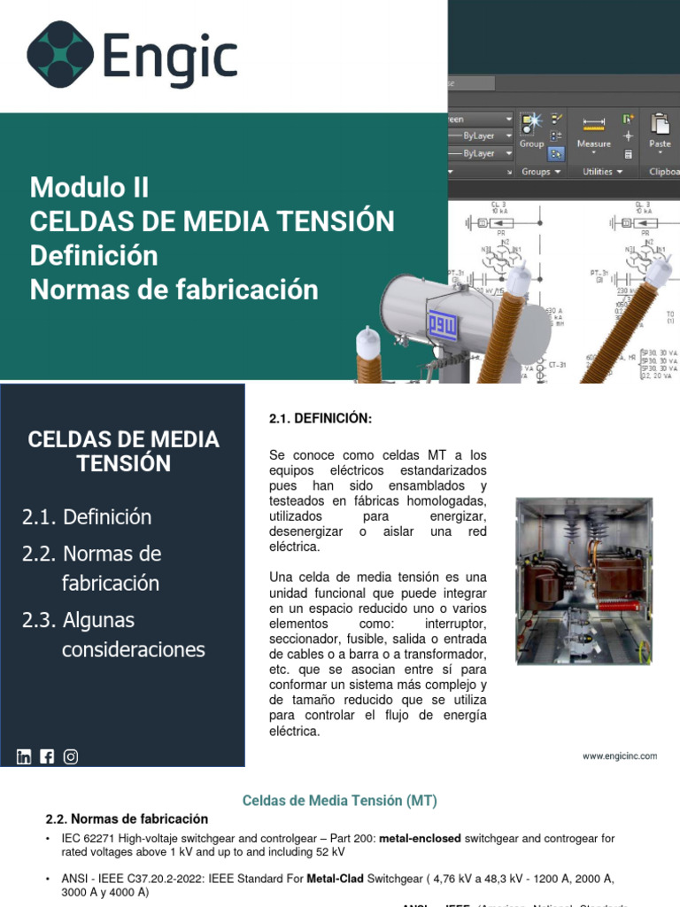Celdas MT: Definición y Normas | PDF | Aislador (Electricidad) | Cambiar