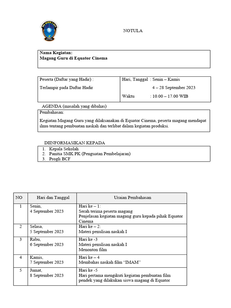 Notula Ratna Afrilia | PDF