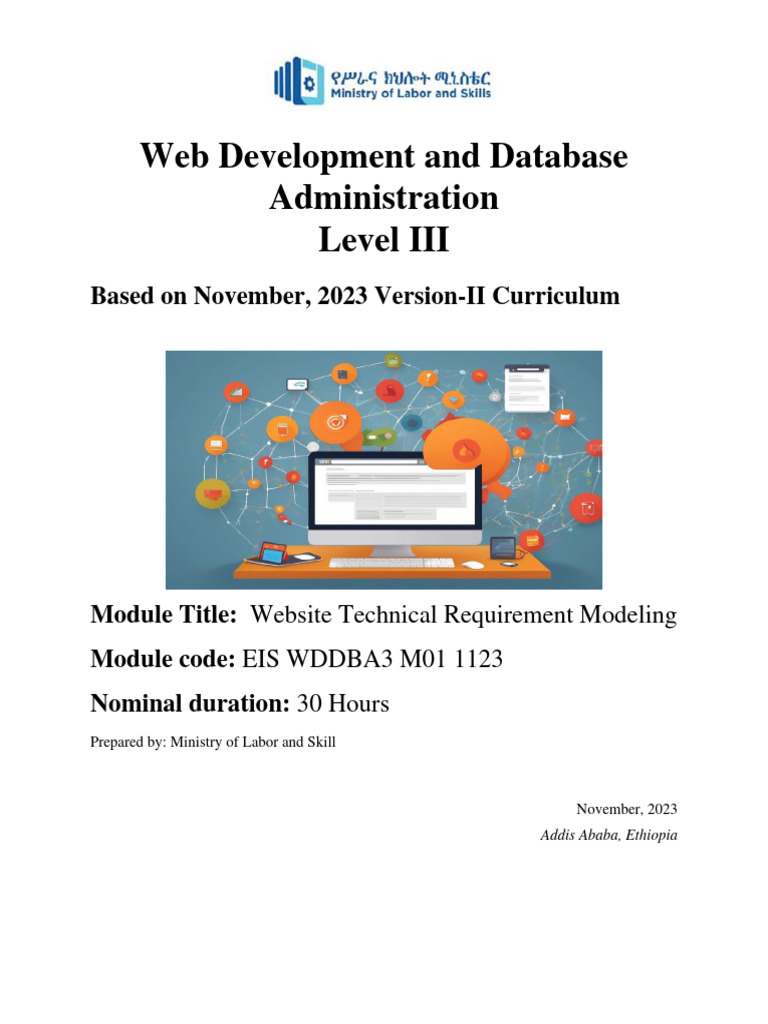 TM01 Website Technical Reqirement Modeling | PDF | Web Development ...