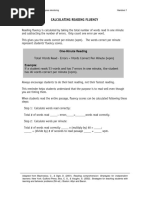 Fluency Folder Freebie | PDF