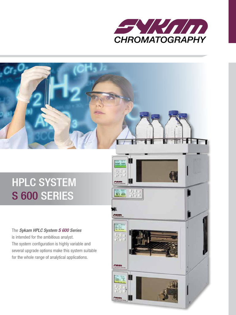 HPLC System S600 | PDF | High Performance Liquid Chromatography ...
