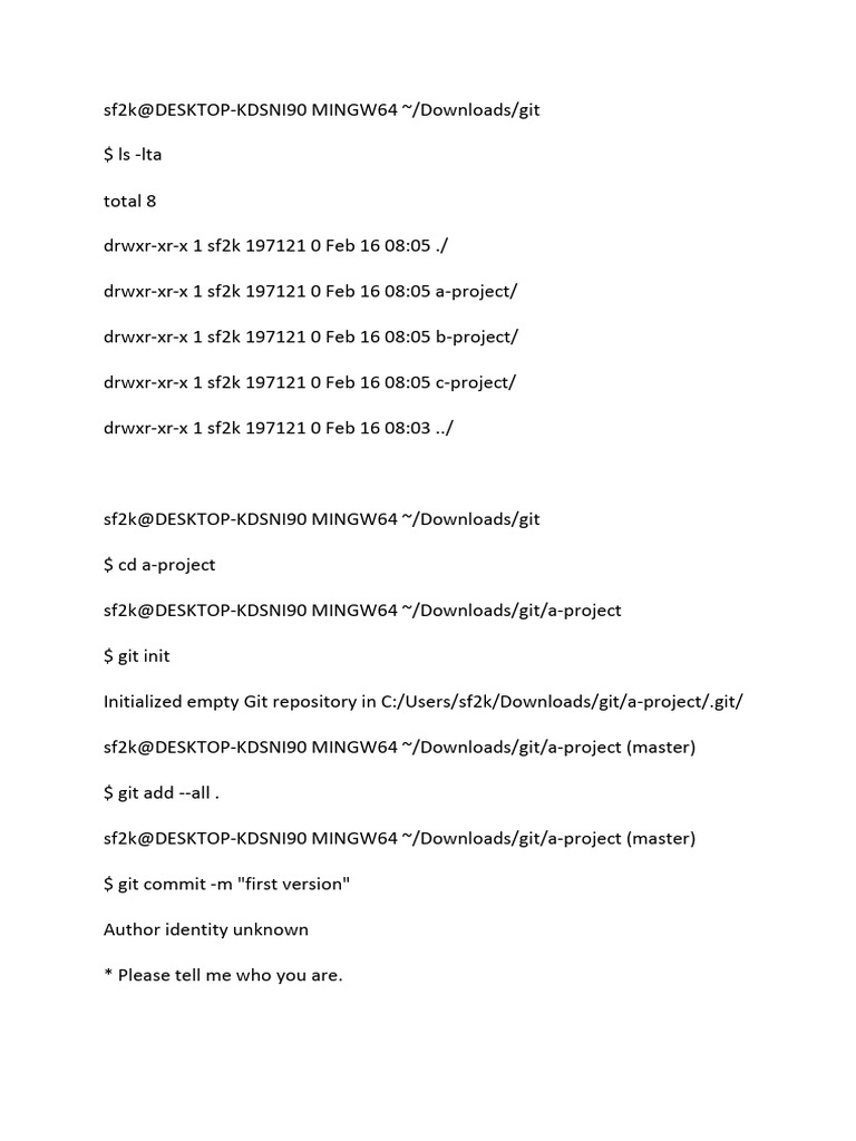 Version Contrl Example | PDF | Computer Architecture | Operating System Families