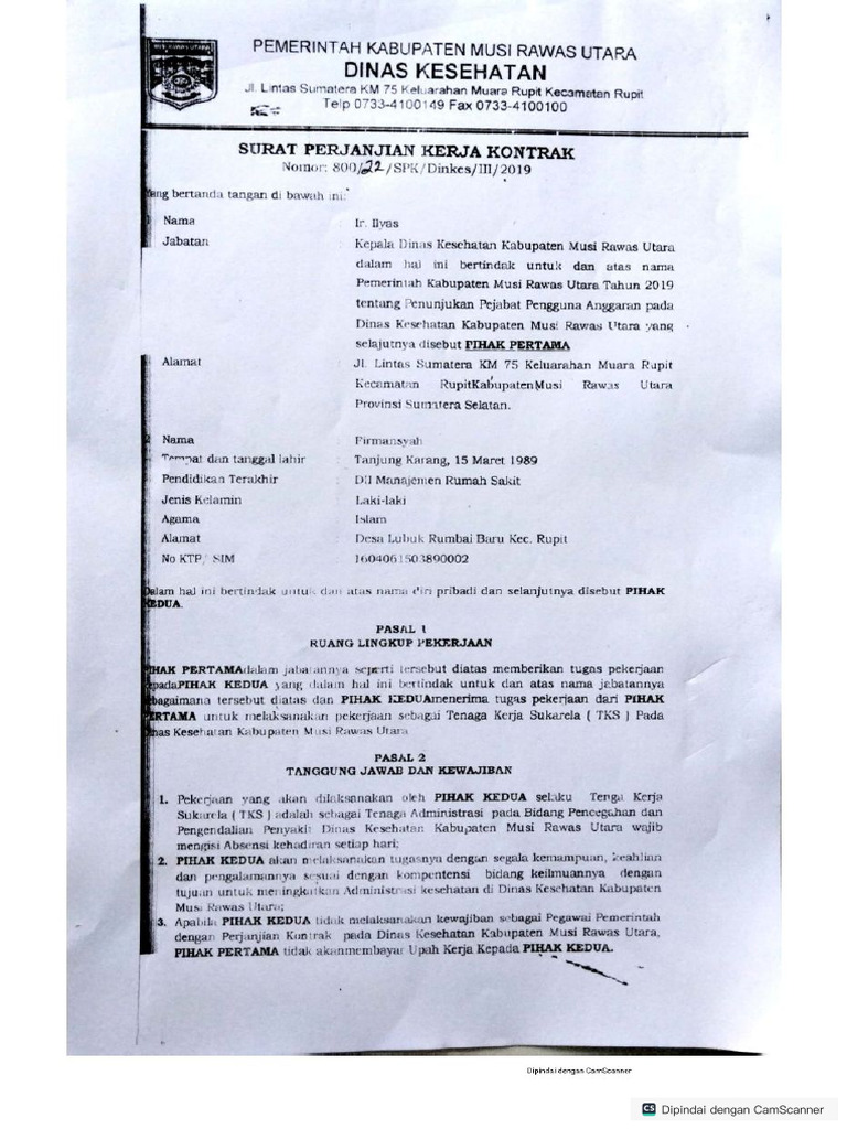 SK Firmansyah, 2019 | PDF