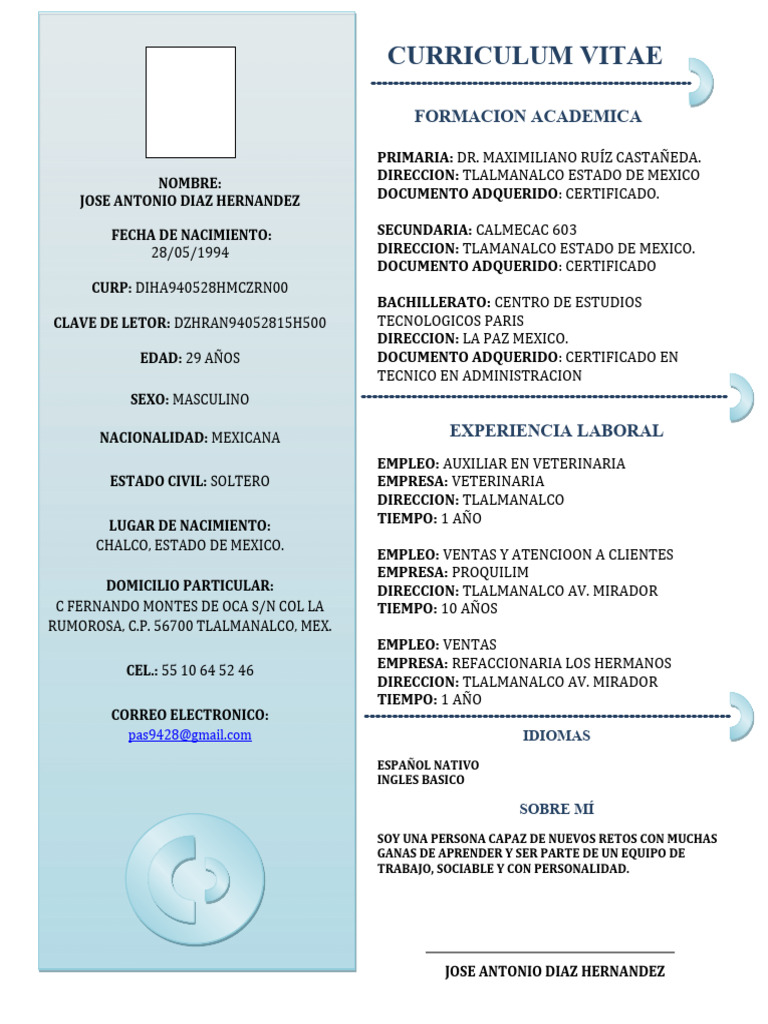 Curriculum-Vitae ERIC | PDF