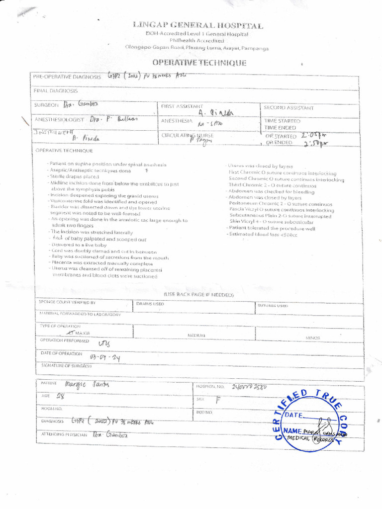 Operative Technique | PDF