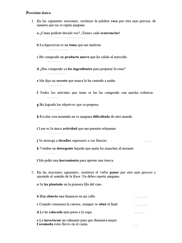 Tarea de Ortografía | PDF