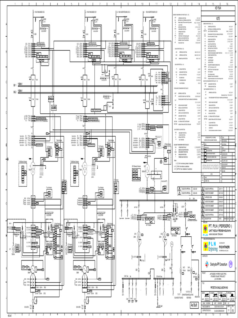 Protection Single Line-Model | PDF | Manufactured Goods | Electrical ...