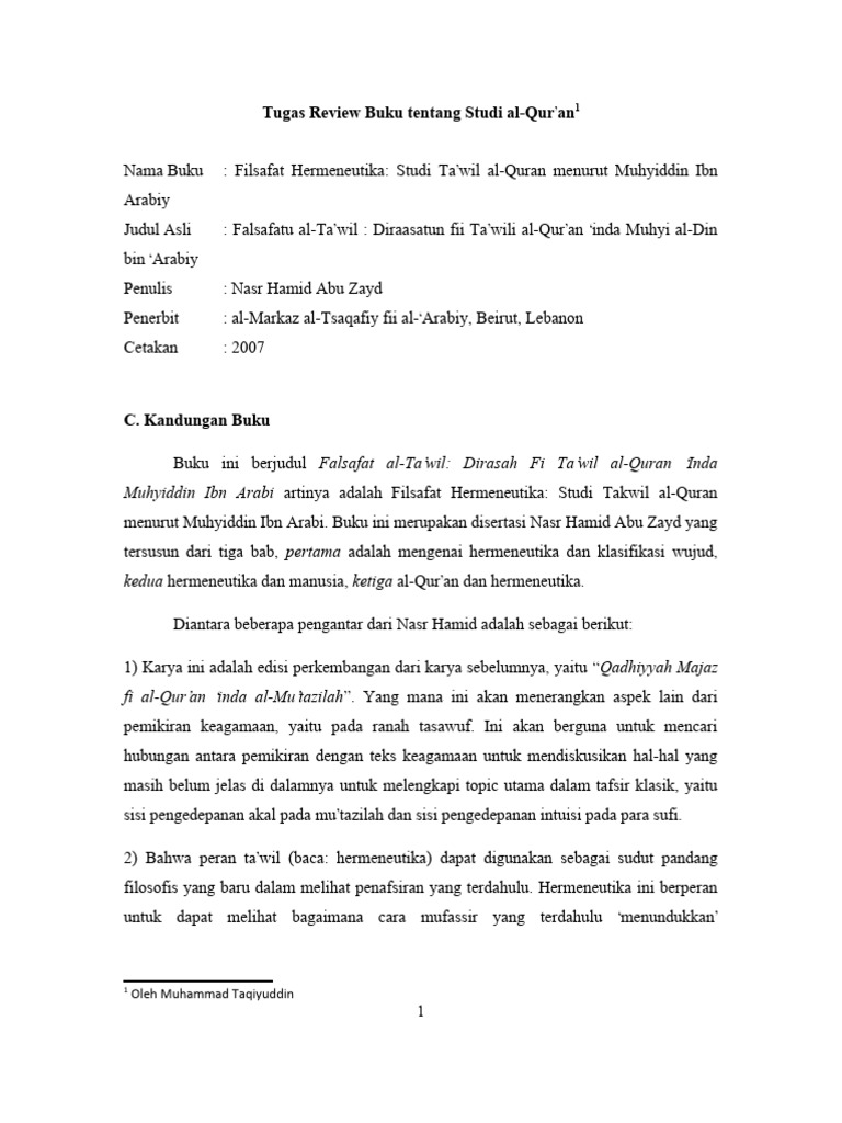 Review Buku Filsafat Hermeneutika | PDF | Ilmu Sosial | Agama & Spiritualitas