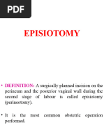 Episiotomy and Perineal Tear Repair Guide | PDF | Childbirth | Vagina