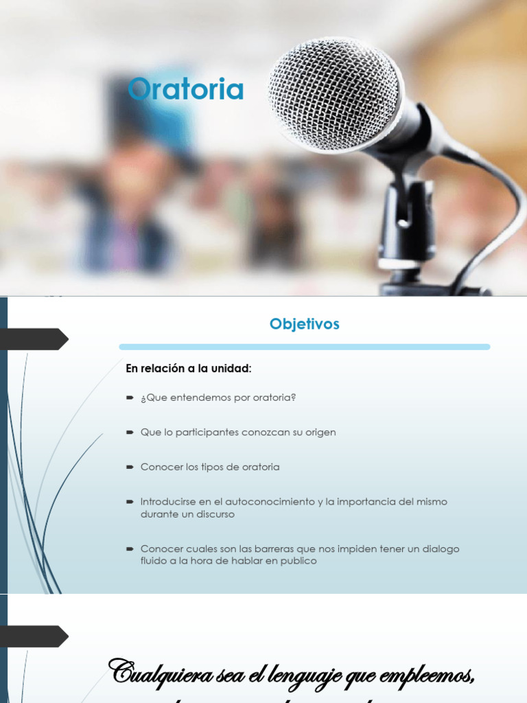 Guía Completa de Oratoria y Tipos | PDF | Hablar en público