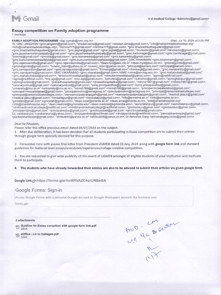 Family Adoption Programme | PDF