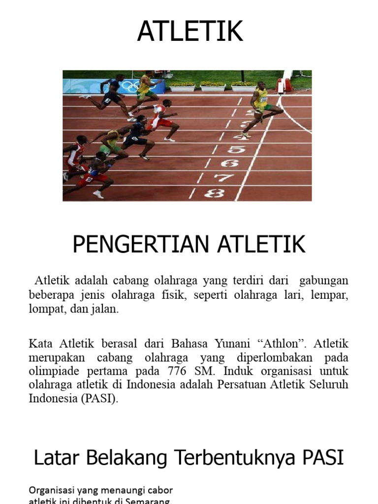 ATLETIK | PDF | Sains & Matematika