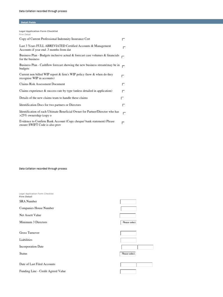 4 - Data Collation Recorded Through Process | PDF | Business | Finance ...