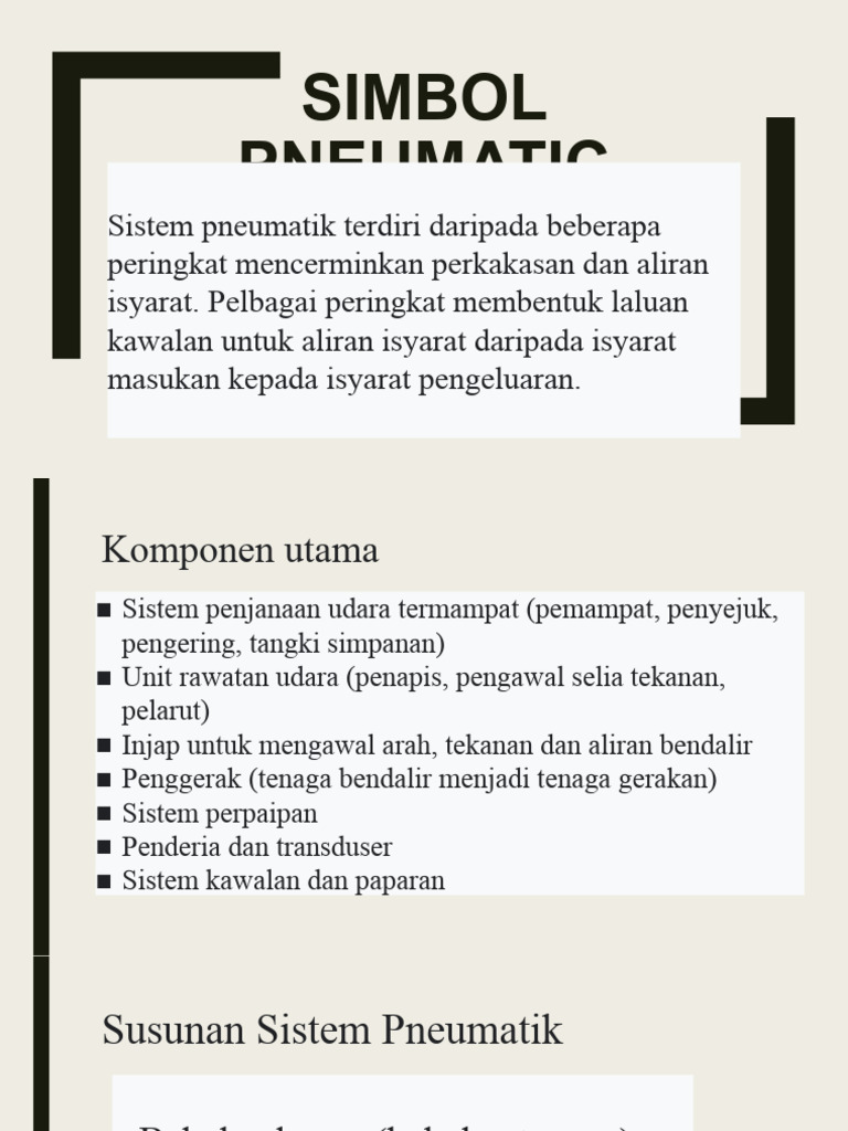 Simbol Pneumatic | PDF