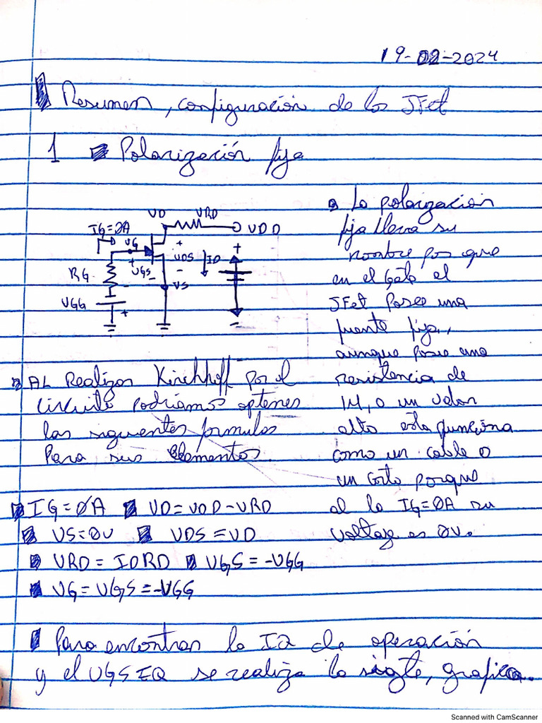 Tarea 6 Elca Polarización Jfet | PDF