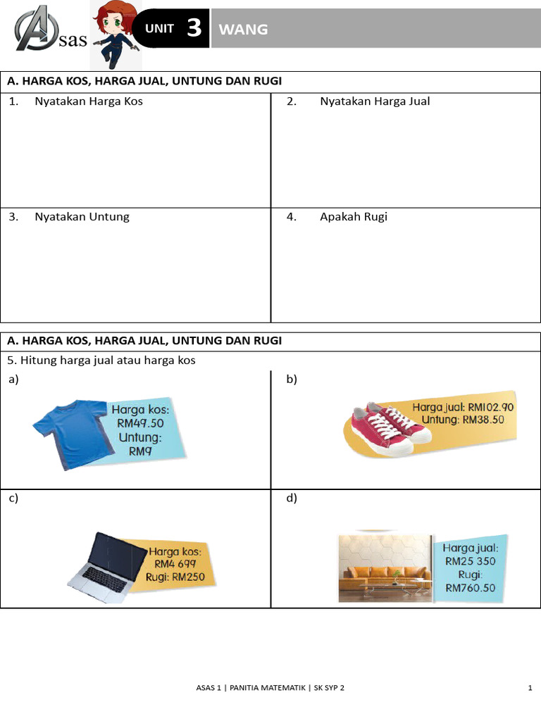 Asas 1 2024 Unit 3 Wang | PDF