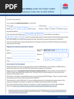 Application for Restricted Medicine | PDF