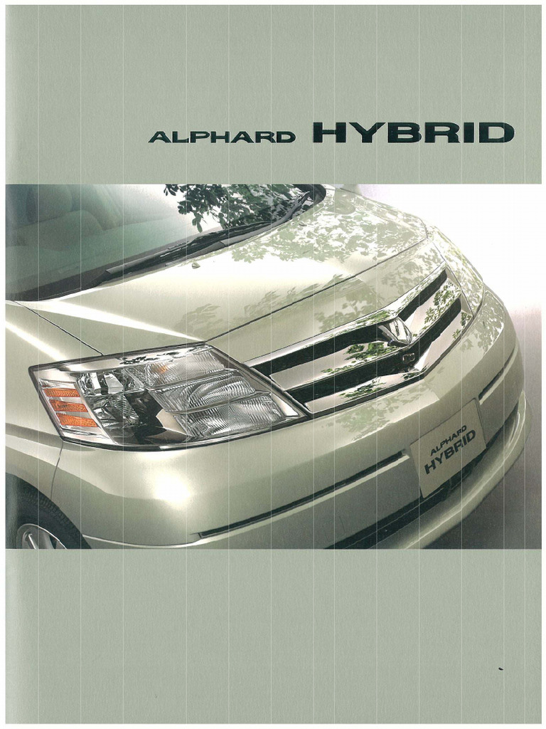 Toyota Alphard Hybrid ATH10W FL | PDF
