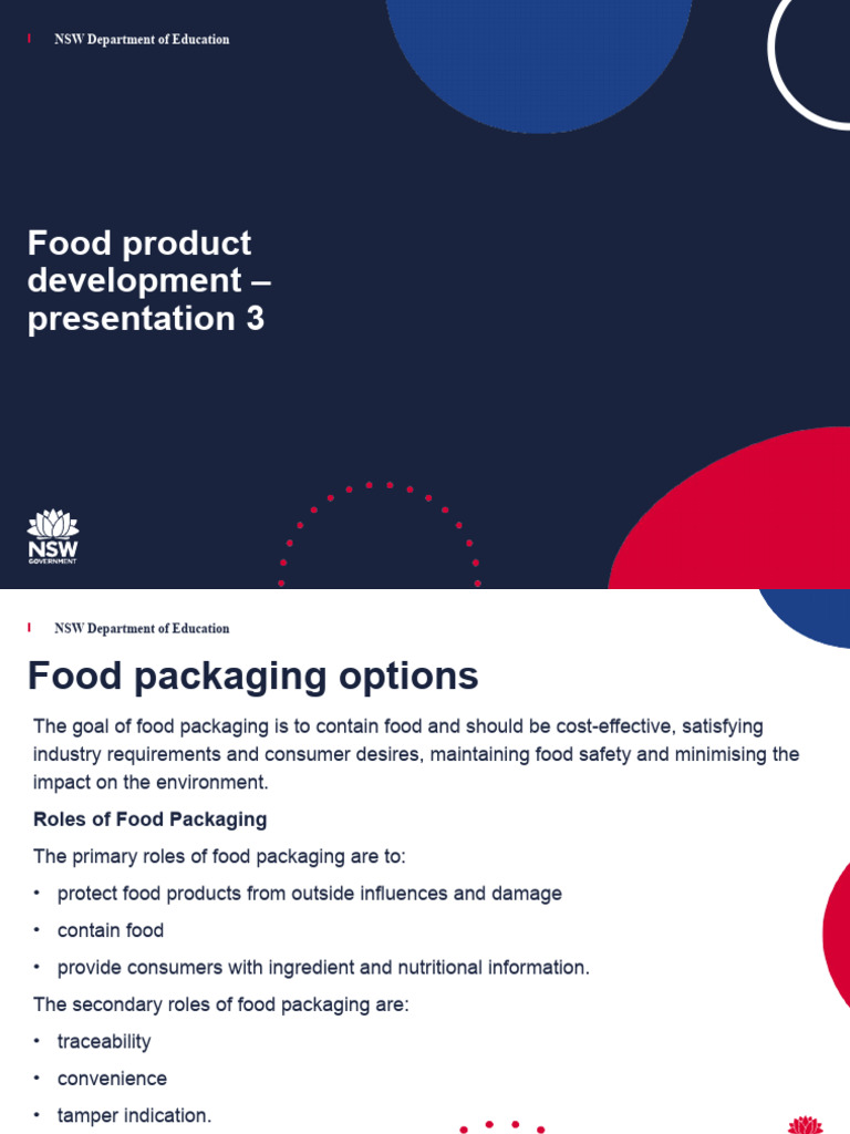Tas s5 Food Product Development 3 Edited | PDF | Product (Business) | Marketing