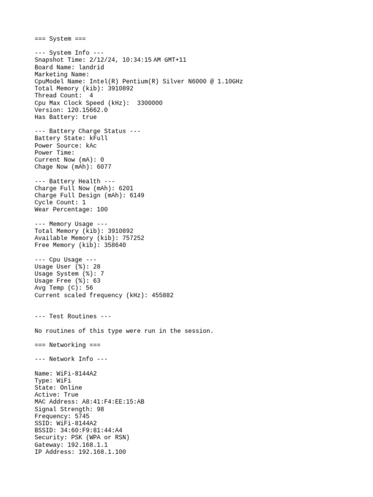 Session Log | PDF | Wi Fi | Computing