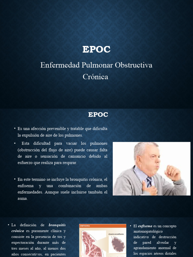 EPOC: Causas, Síntomas y Diagnóstico | PDF | Enfermedad pulmonar ...